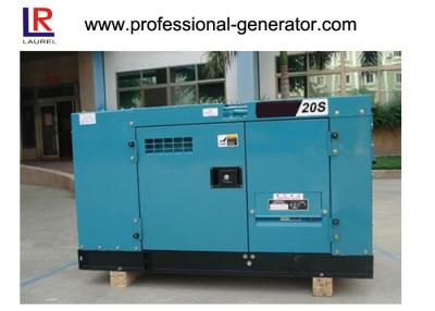 China Soundproof Weatherproof 22kVA Silent Diesel Generator Set  4 - Stroke Direct Injected for sale