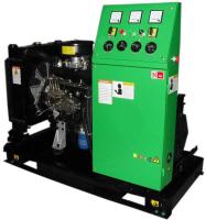 China Water Cooling 10kw / 12kva Soundproof Diesel Generator with AC Three Phase Brushless for sale