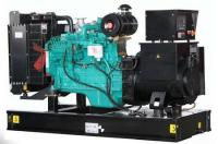 China Water Cooling 200kVA 160kw Electric Open Diesel Generator Set with Cummins Engine for sale