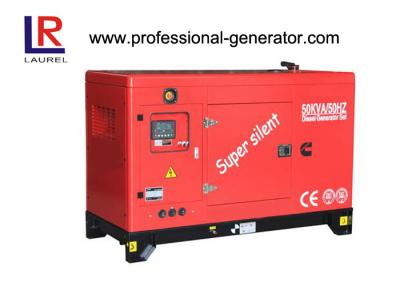 China AC Three Phase 125kVA Cummins Silent Diesel Generator Set Water Cooling 50Hz / 60Hz for sale