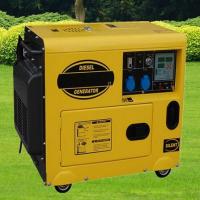 China Electric Start 5kw Diesel Driven Generator with AC Single Phase 14.5L Fuel Tank for sale