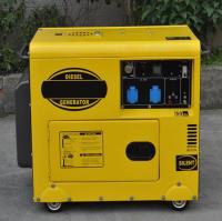 China Electric Start 5kw Diesel Driven Generator with AC Single Phase 14.5L Fuel Tank for sale