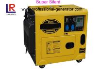 China Electric Start 5kw Diesel Driven Generator with AC Single Phase 14.5L Fuel Tank for sale