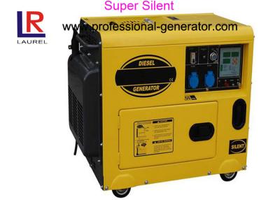 China Electric Start 5kw Diesel Driven Generator with AC Single Phase 14.5L Fuel Tank for sale