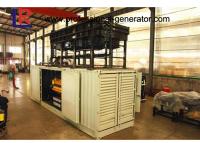 China 50Hz 1000kw Container Generator Set With Electrical Start Motor , 5 ~ 12 kPa Fuel Gas Pressure for sale