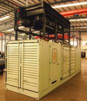 China 50Hz 1000kw Container Generator Set With Electrical Start Motor , 5 ~ 12 kPa Fuel Gas Pressure for sale