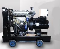 China 230 / 400V 22KW / 27.5KVA Portable Diesel Generator Set with Electric Speed Regulator for sale