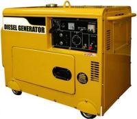 China Single Phase Small 5.5kVA Silent Diesel Generator Low fuel consumption for sale