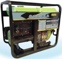 China 5kVA Air Cooled Generator / Diesel Fuel Generator with Recoil or Electric Start for sale