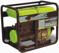 China Soundproof 5kVA Diesel Generator with Air Cooled 4 - Stroke Direct Injection Engine for sale