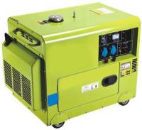 China CE Air - cooled Silent 5kw Diesel Driven Generator with Electric Starting for sale