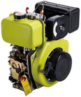 China Single Cylinder 4 Stroke Air - cooled 7.4kw 10HP Industrial Diesel Engines with Recoil Electric Start for sale