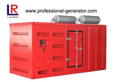 China 1500kVA / 1200kw Silent Diesel Generator Set with 12 Cylinders Perkins Engine for sale