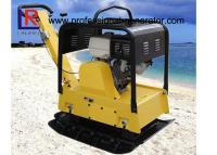 China Hand Held 5.5HP Gasoline Vibrating Plate Compactor for Asphalt  Road Compaction for sale
