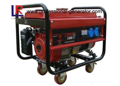 China Home Use 2.8 kw High Efficiency Gasoline Generators with Single Phase , Kick and Electric Start for sale