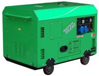 China Portable 10kw Small Silent Diesel Generator with Self - excited Single Phase Electric Start CE for sale