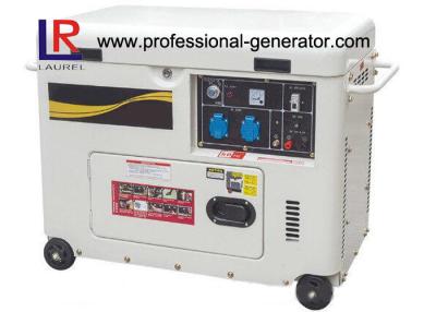 China 220V / 380V Electric Start 5kw Diesel Generator AC 3 Phase with 12V 8.3A Output for sale