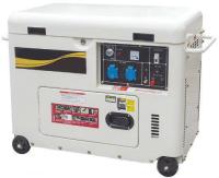 China 220V / 380V Electric Start 5kw Diesel Generator AC 3 Phase with 12V 8.3A Output for sale