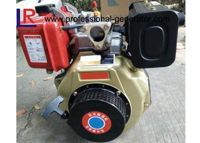 China Customized 7HP Single Cylinder Industrial Diesel Engines with Direct Injection , Manual / Electric Start for sale
