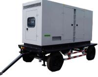 China Low Noise 8kw to 500kw Diesel Mobile Power Generator with AC 3 Phase Digital Control Panel for sale