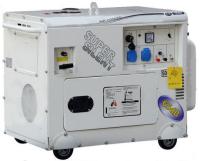 China Industrial Copper Alterator Gasoline Generators Set 5KW Air Cooled Single Phase for sale