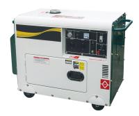 China Silent Type 4.5kw Portable Diesel Generator with Electric Start Low Noise 10HP Engine for sale