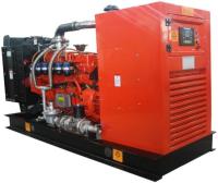 China Wet Cylinder 400V 120kw Industrial Natural Gas Generators with 3 Phase 4 Wire Wind - cooling Alternator for sale