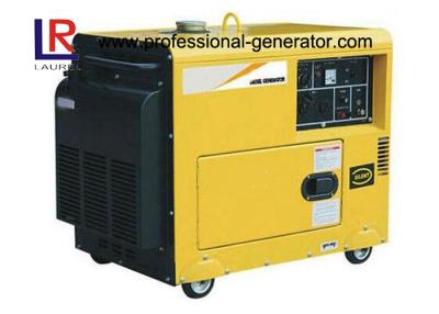 China Portable Small 5000W Diesel Generator , Air-cooled Super Quiet Diesel Generators for sale