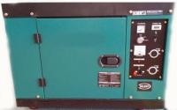 China Two Open Doors Type 5kW / 5.5 kW Silent Diesel Generator Low Oil Alarm for sale