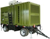 China Outdoor Mobility Work Trailer Mobile Power Generator Station Adjustable Height for sale