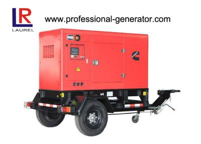 China Trailer Type Mobile Power Generator 20 - 400 Kw , Height Adjustable Of Traction Head for sale
