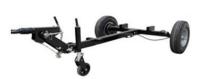 China Trailer Type Mobile Power Generator 20 - 400 Kw , Height Adjustable Of Traction Head for sale