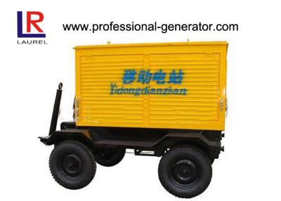 China 80kW / 100KVA Mobile Power Generator Sets 60Hz , 4 Cylinders Closed Water Cooled for sale