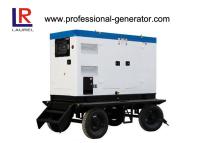 China Soundproof Portable Diesel Mobile Power Generator 25kva Cummins Engine for sale