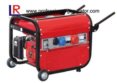 China 3 Phase 2500Watt Gasoline Generators for Europe , Single Cylinder 4 Stroke Recoil or Key Start for sale