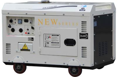 China Soundproof Portable 8kVA Diesel Driven Generator , Electric Start Diesel Fuel Generator for sale