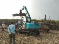 China Electric Grapple Agriculture 16MPa 65kw Flexiable Wheel Excavator for sale