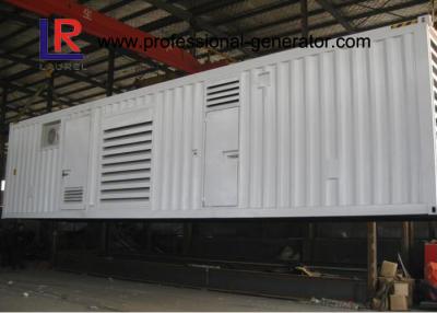 China CE Approved Water Cooled Container Genset with Brushless AC Three / Single Phase for sale