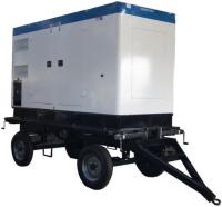 China 30kw Soundproof Trailer Welding Mobile Power Generator with Direct Injection Engine for sale