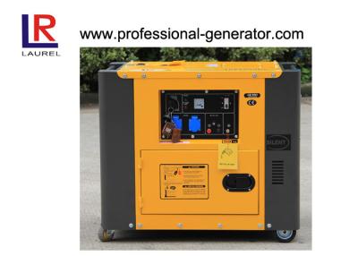China Single or Three phase 4.5kw Diesel Generators Silent type Electric Start with Remote control for sale