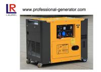 China Single or Three phase 4.5kw Diesel Generators Silent type Electric Start with Remote control for sale