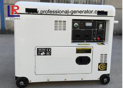 China Electric Start 5.5kw Diesel Generator , Brush with AVR , Straight Shaft Coupling for sale