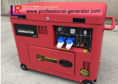 China Silent 6kVA Portable Diesel Fuel Generator with Controlled Constant Operation 4 Cycle for sale