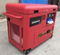 China Silent 6kVA Portable Diesel Fuel Generator with Controlled Constant Operation 4 Cycle for sale