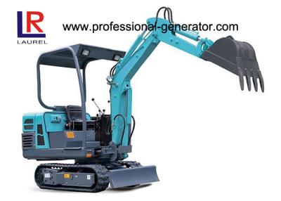 China Compact Heavy Construction Machinery , Rubber Small Crawler Excavator for sale