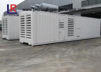 China Container Type 1000kw Diesel Generator Set with Cummins KTA50-G3 CE Standard , Low Noise for sale