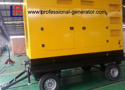 China Mobile 300kVA Portable Diesel Generator Set with ATS for Construction , Weichai Power for sale