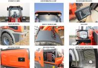 China Pallet Forks Building 2.5 Ton Mini Wheel Loader for sale
