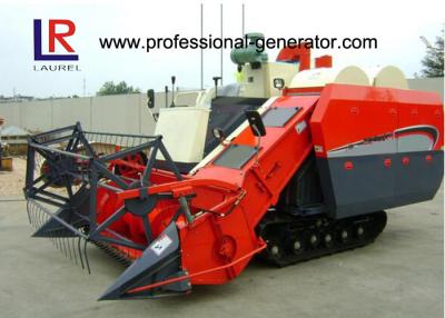 China Diesel Engine 65kW Rice Wheat Grain Full Feed Agriculture Harvester Double Vibrating Sieve for sale