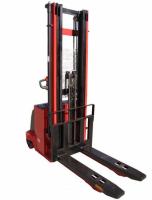 China Hydraulic Fork Lift Type 4.5m Height Electric Pallet Stacker Stepless Speed Change Battery for sale